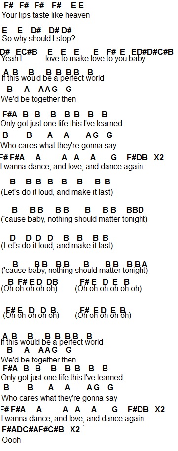 Flute Sheet Music: Dance Again