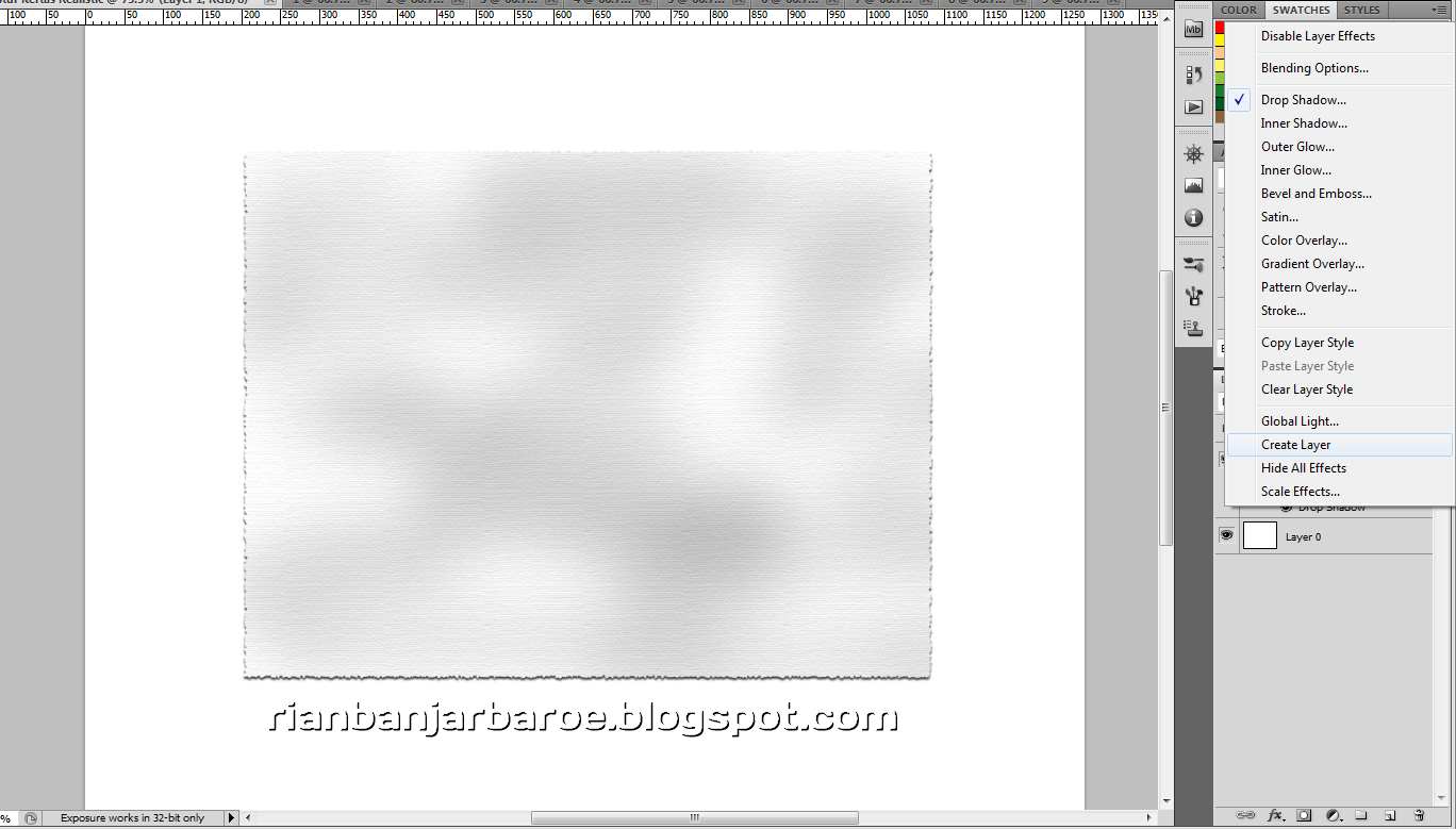 Membuat Tekstur Kertas Realistic