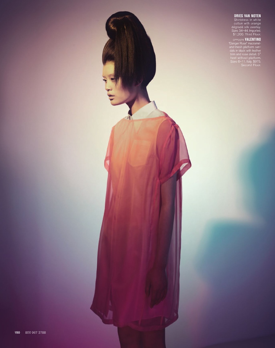 ASIAN MODELS BLOG: CATALOG: Ming Xi in Bergdorf Goodman Magazine ...