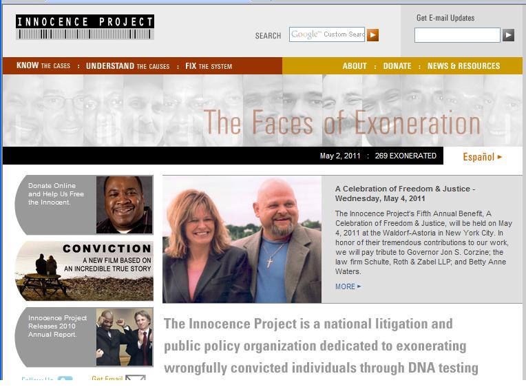 CSI: Flint 2011: The Innocence Project