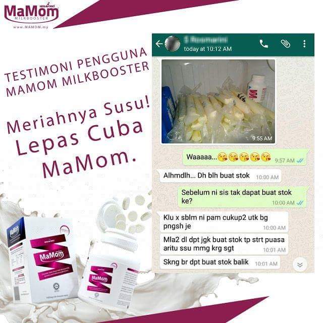 Mamom Milk Booster Tablet Penambah Susu Badan Terbaik