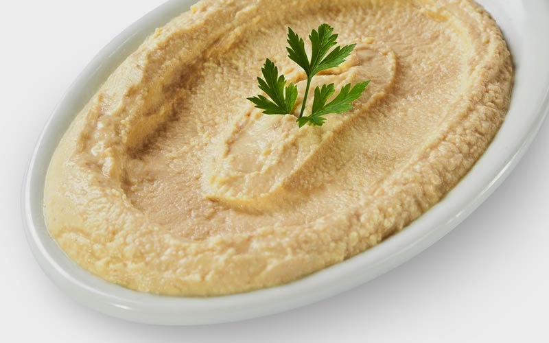 .: Homus Tahine (pasta de grão-de-bico)