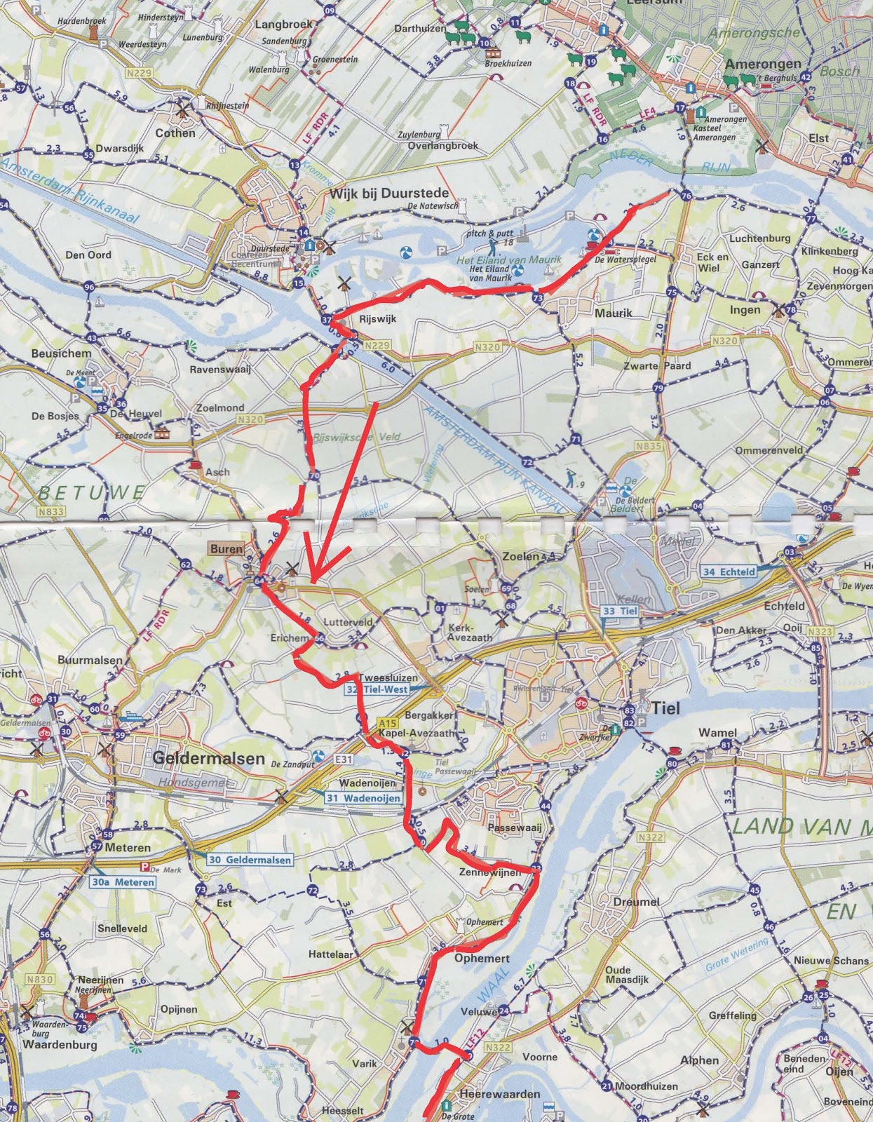 Netherlands Bikeways: Rondje Betuwe - Day 3