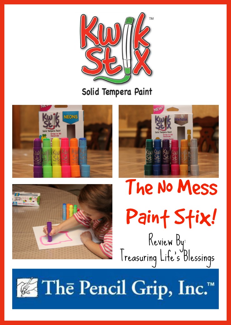 Kwik Stix-The No Mess Paint Review - Treasuring Life's Blessings