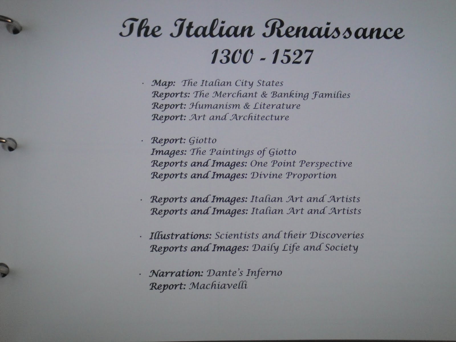 Homeschooling While Living the Life of Easier: History Portfolio Review