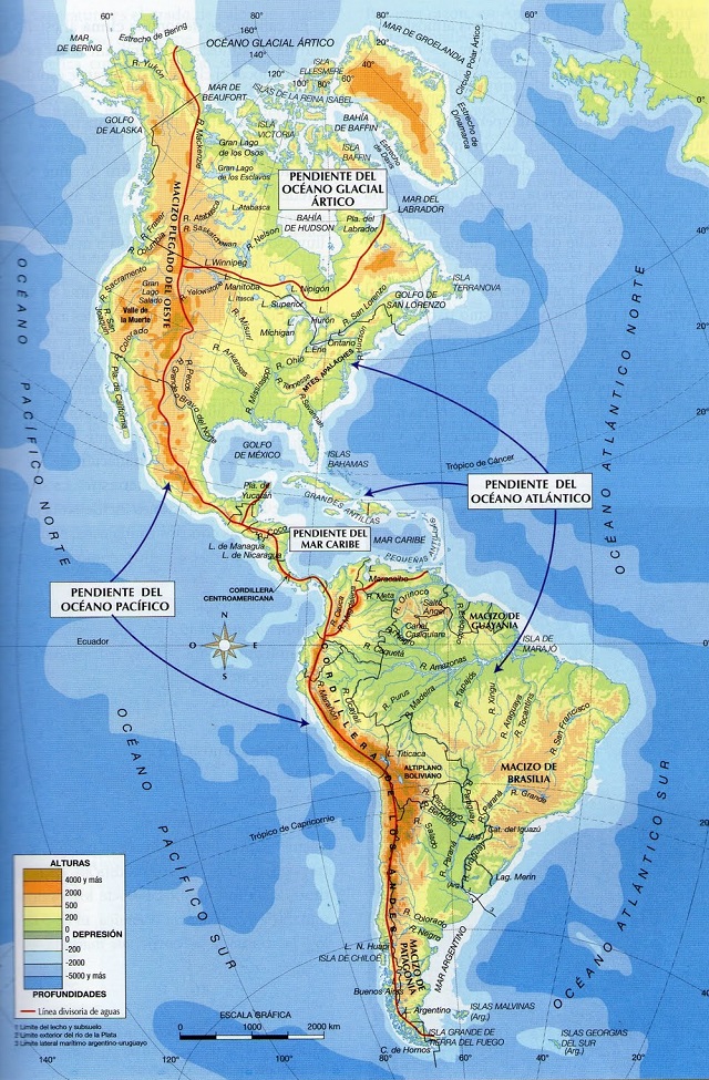 AMÉRICA : GEOGRAFIA