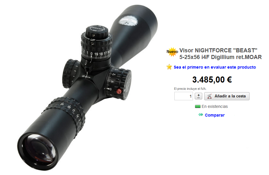 NIGHTFORCE «BEAST» 5-25X56 – KilerMT