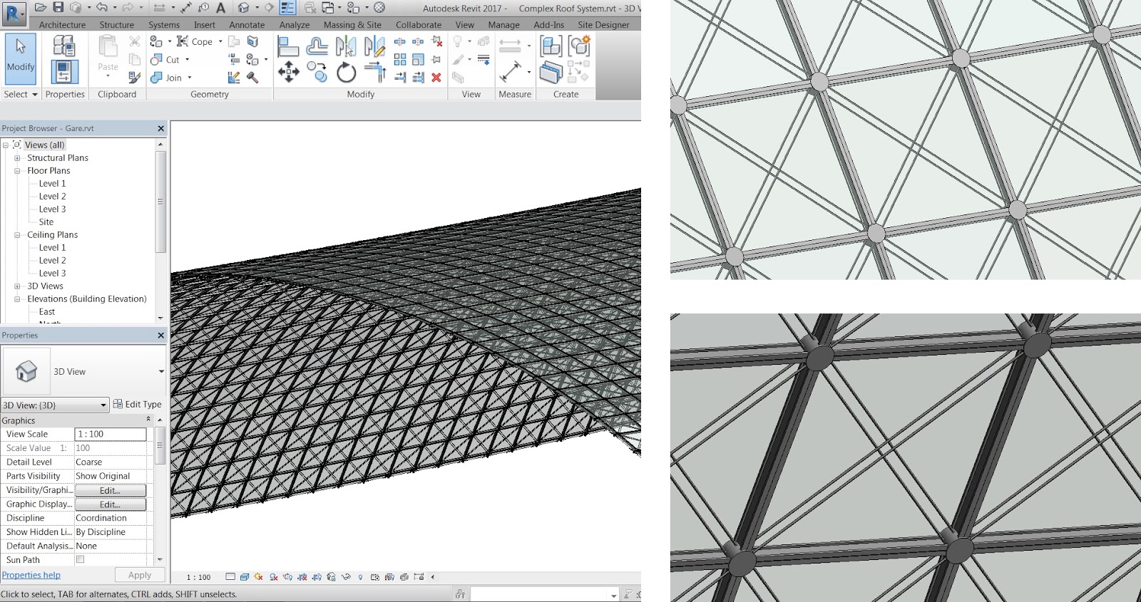 Start BIM: Complex Roofing System [Revit]