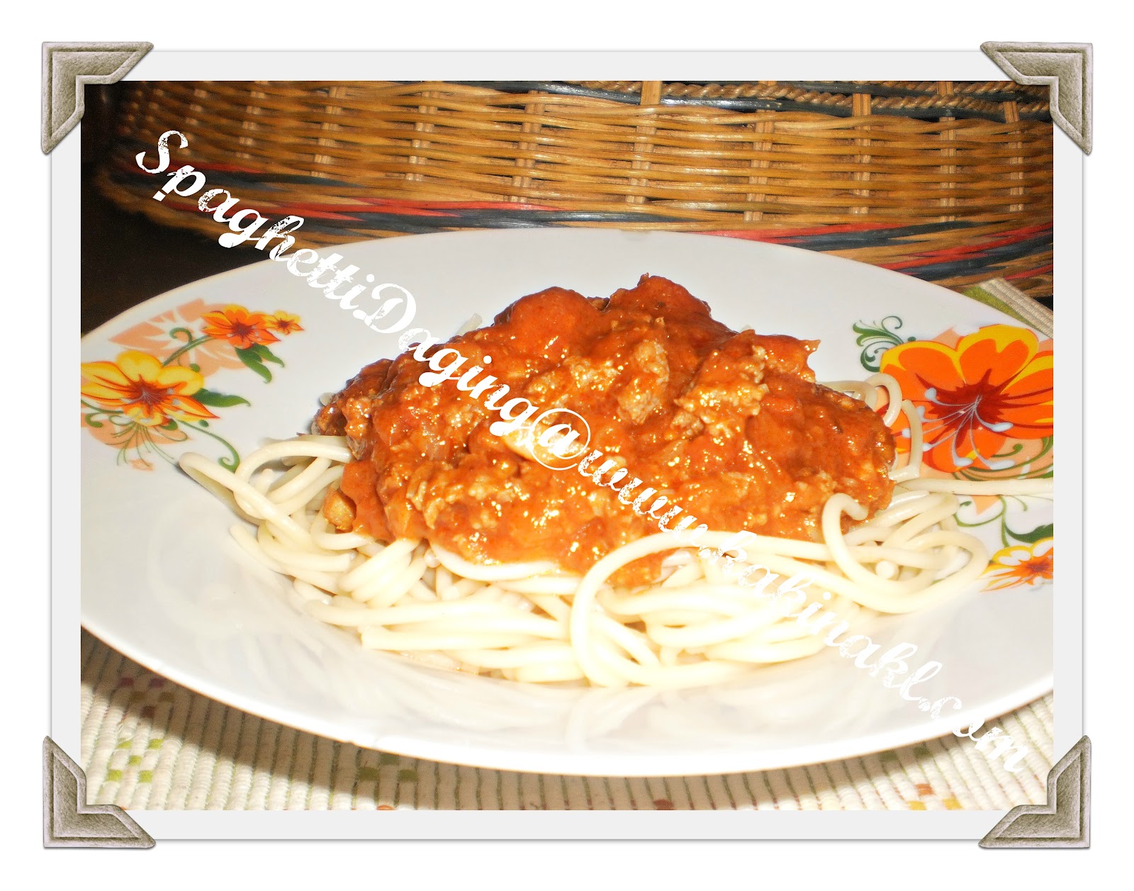 Tertunailah Hasrat Di Hati: Resepi Spaghetti Daging (Slurppppppppppp ...