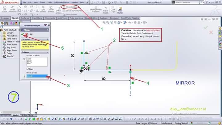 Belajar Solidwork Dasar