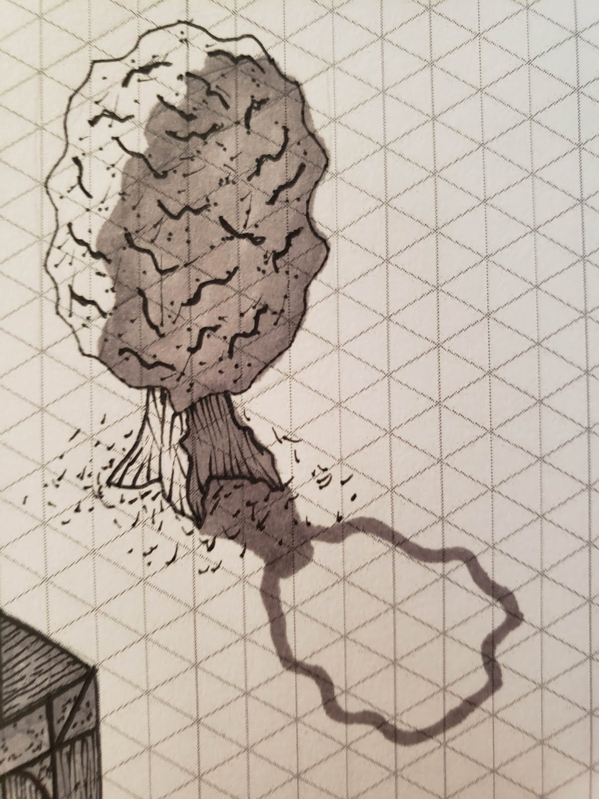 How to Draw an Isometric Forest