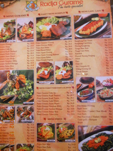 Jajan Yok....: Radja Gurame, Cempaka Putih