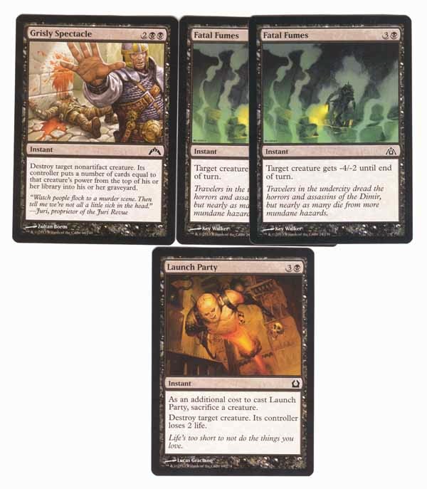 Magic the Gathering Adventures: RTR Block Minicube: Black Cards