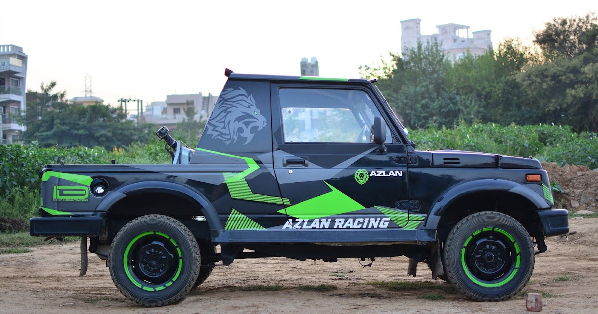 Maruti Gypsy: Custom Rally Graphics | IDE Autoworks
