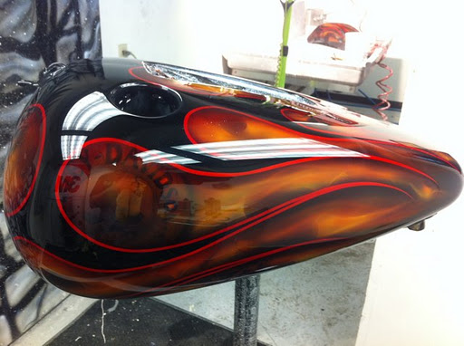Online Motorcycle Paint Shop: Recent paint jobs by Time Warp