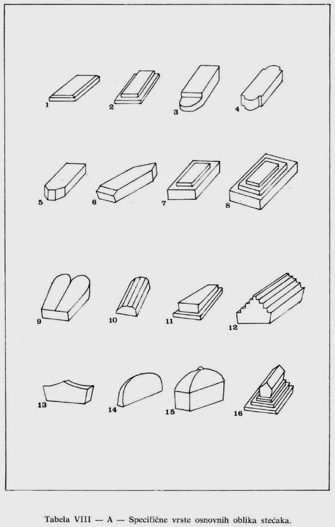 VIDUSA: STEĆCI I KRSTJANI: OBLICI STEĆAKA