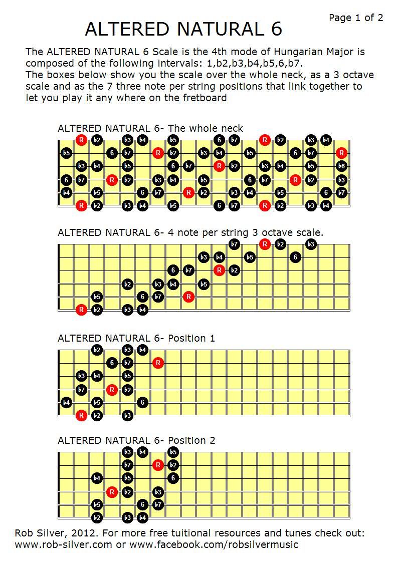 ROB SILVER: ALTERED NATURAL 6 SCALE