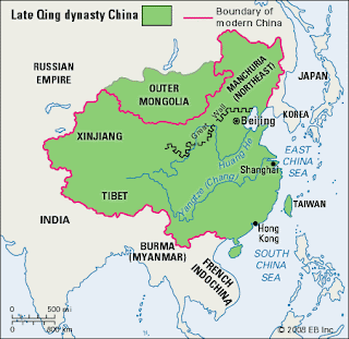 Nate's Qing Dynasty: Map of Qing Dynasty