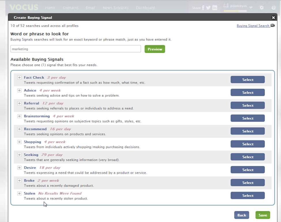 Customer Experience Matrix: Vocus Marketing Suite: Still Mostly Social ...
