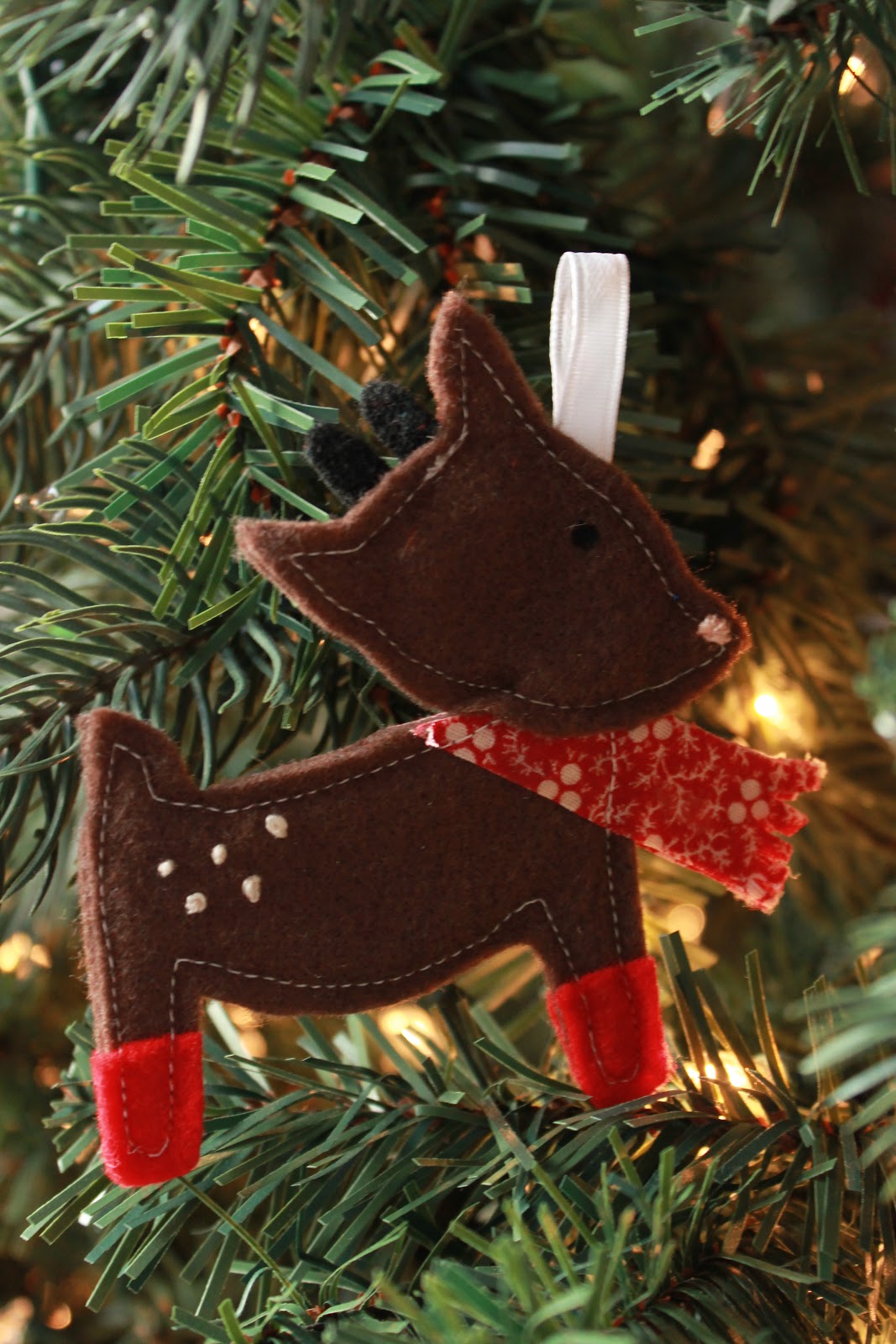 What I Did Today: Today I Finished a Woodland Animals Ornament Set.