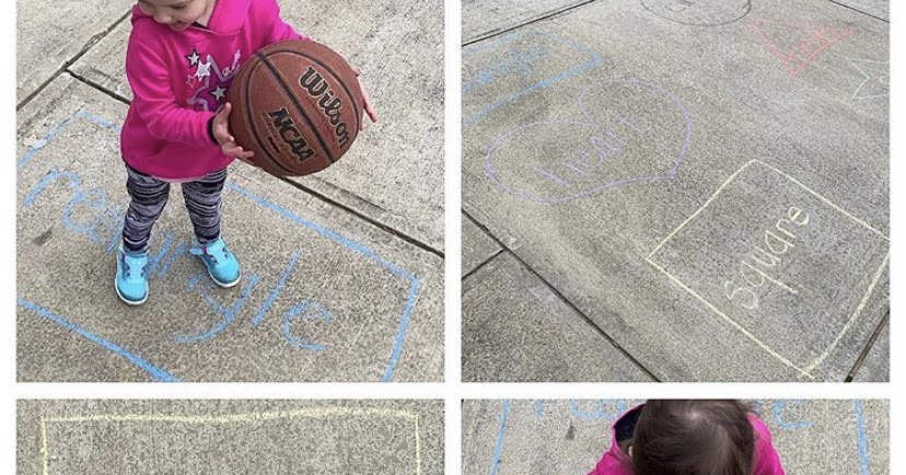 Shape Fun Outside - For the Love of Teaching