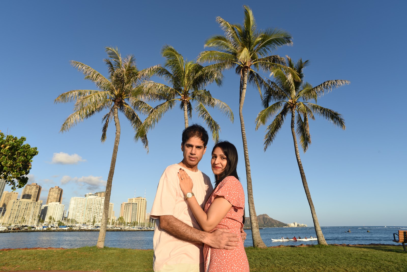Hawaii Family Photos: Magic Island Sunset