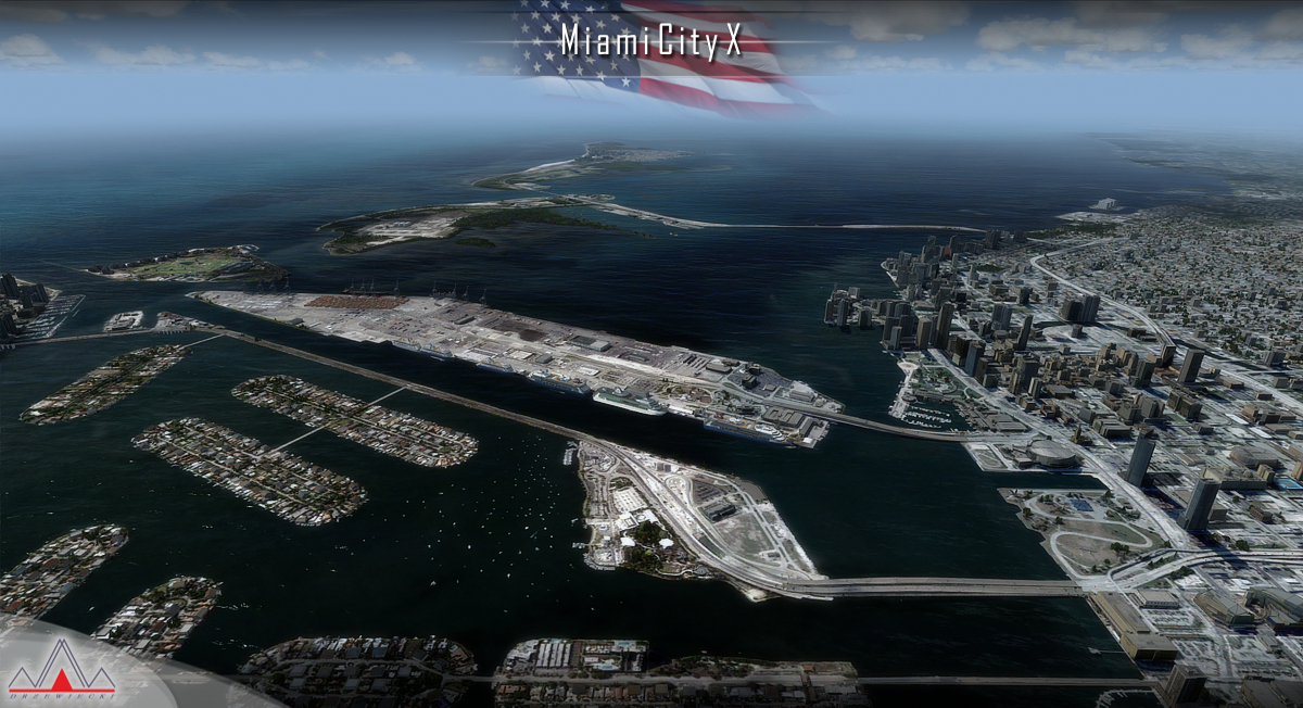 [P3DV3/P3DV4/FSX] DD Miami City X v1.8 - Master Addons