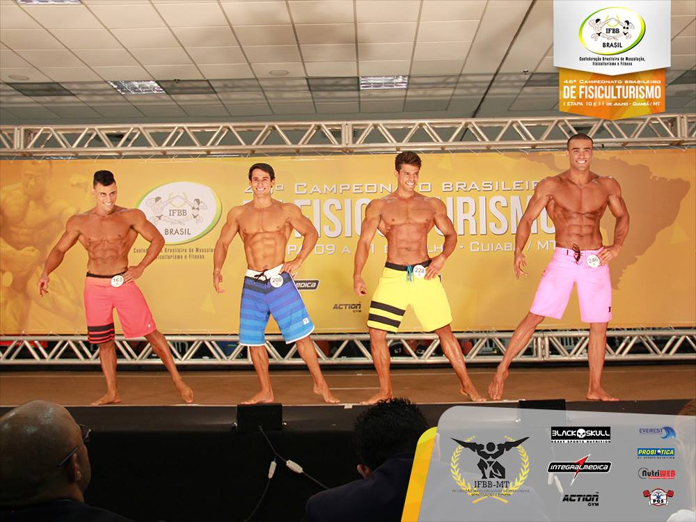 Matheus Nery é Campeão Men's Physique Overall do Campeonato Brasileiro 2015