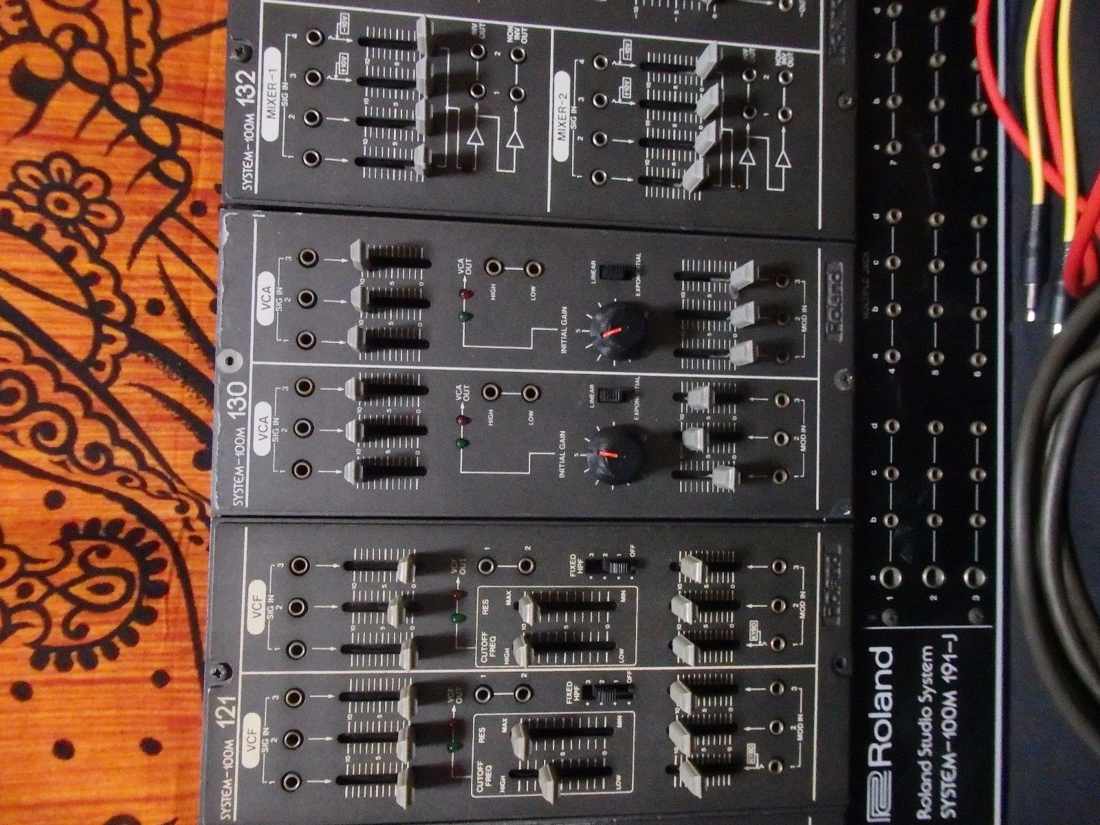 MATRIXSYNTH: Vintage Roland System 100M Analog Modular Synth