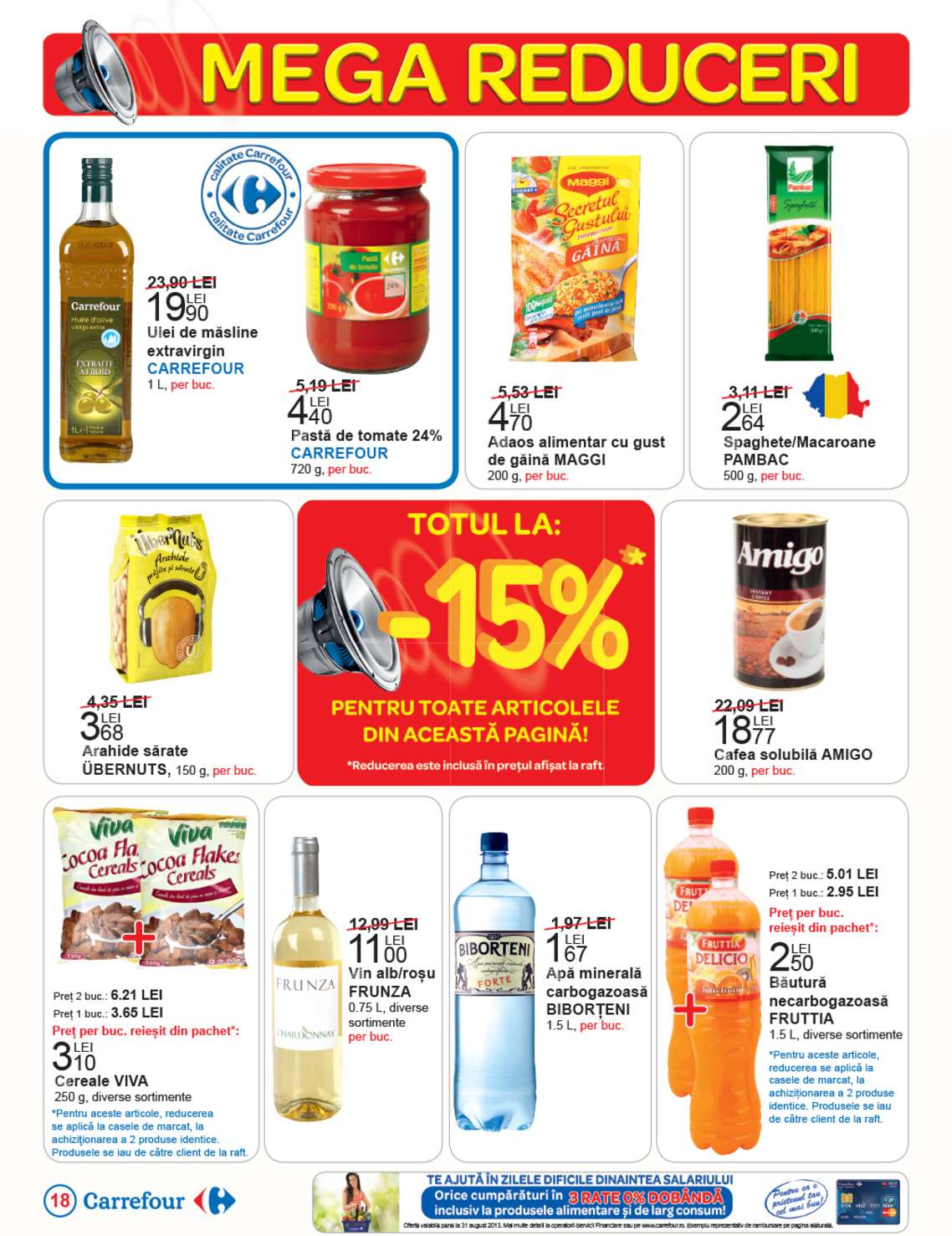 Catalog oferte si promotii: Oferta Carrefour Suceava iulie-august 2013