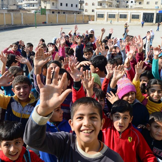 The Smiles of Syrian Children