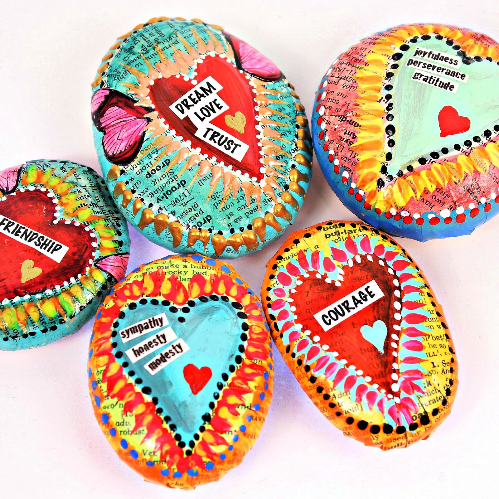 Mark Montano: Mixed Media Affirmation Stones
