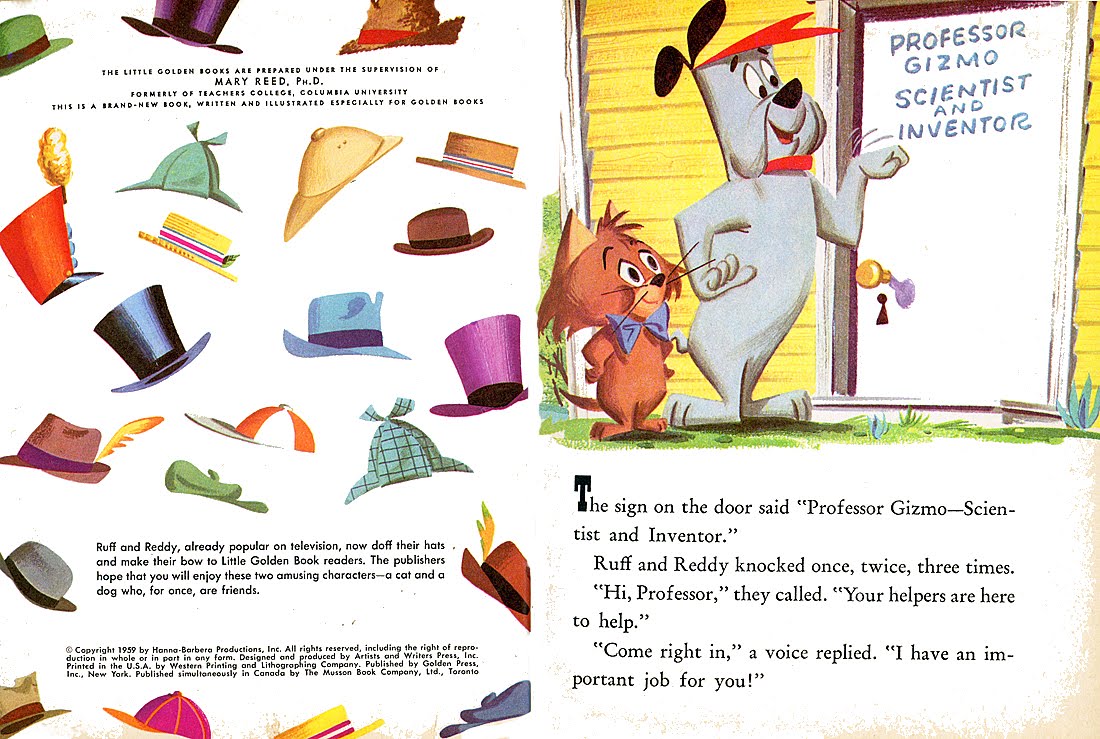 The Big Blog of Kids’ Comics!: Little Golden Book - Ruff and Reddy!