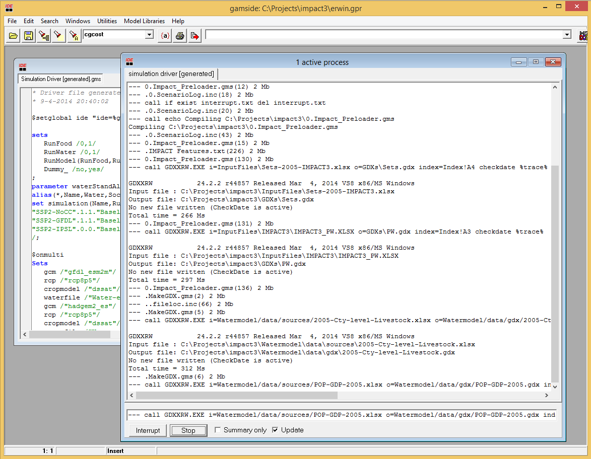 Yet Another Math Programming Consultant: Cleaning up the GAMS log