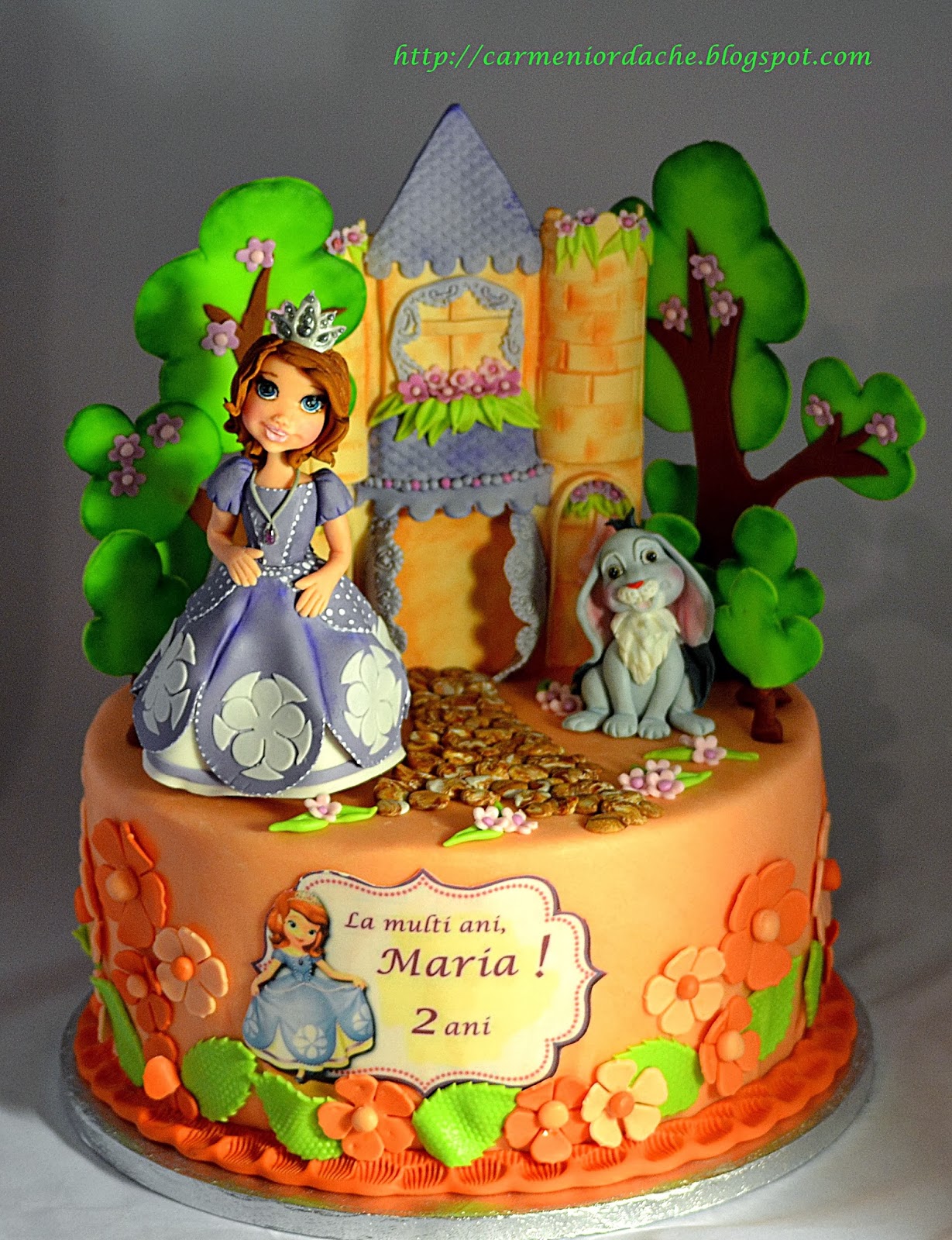 CARMEN'S ART CAKES -Bucuresti: Tort Printesa Sofia
