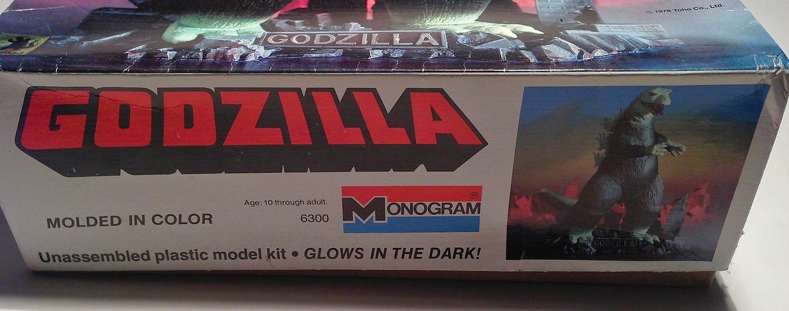 the sphinx: GODZILLA Model Kit Re-issue (Monogram, 1978)