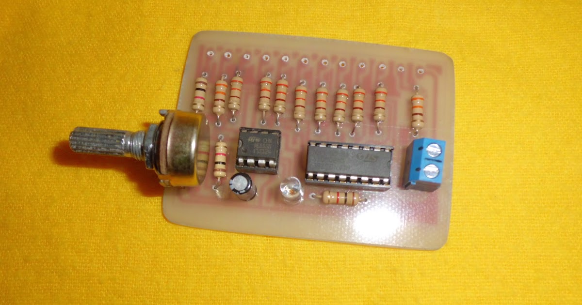 CIRCUITO SECUENCIAL DE LEDs CON EL 555 Y EL CD4017 (MUY FÁCIL)