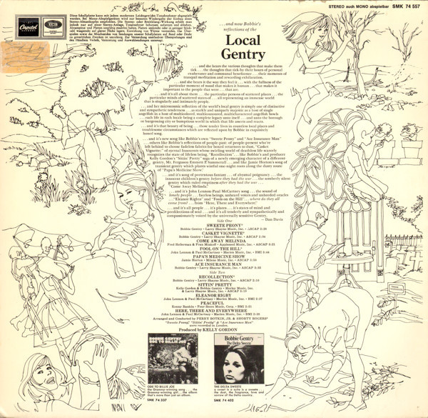 ENTRE MUSICA: BOBBIE GENTRY - Local Gentry (1968)