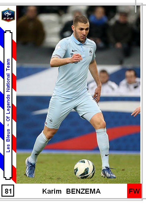 Cartes FootBall: Cards Equipe de France legends