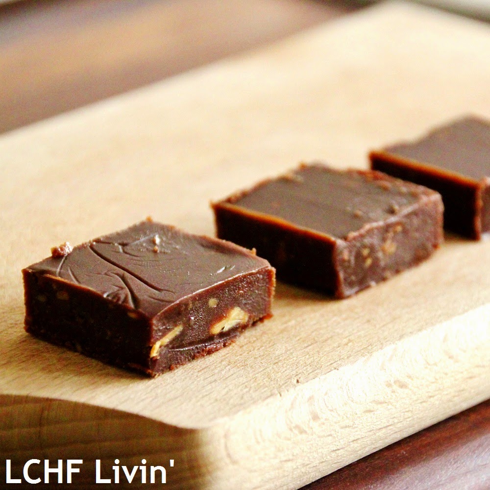 LCHF Livin': Crunchy Choko Peanutbutter Fudge