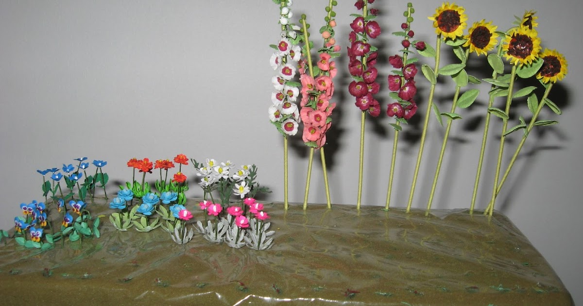 pulchinella's cellar miniatures: Making Miniature Flowers