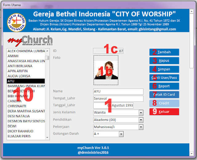Tutorial Penggunaan myChurch 3.0.1