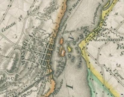 Trouvailles: La carte de 1831 de Bouchette