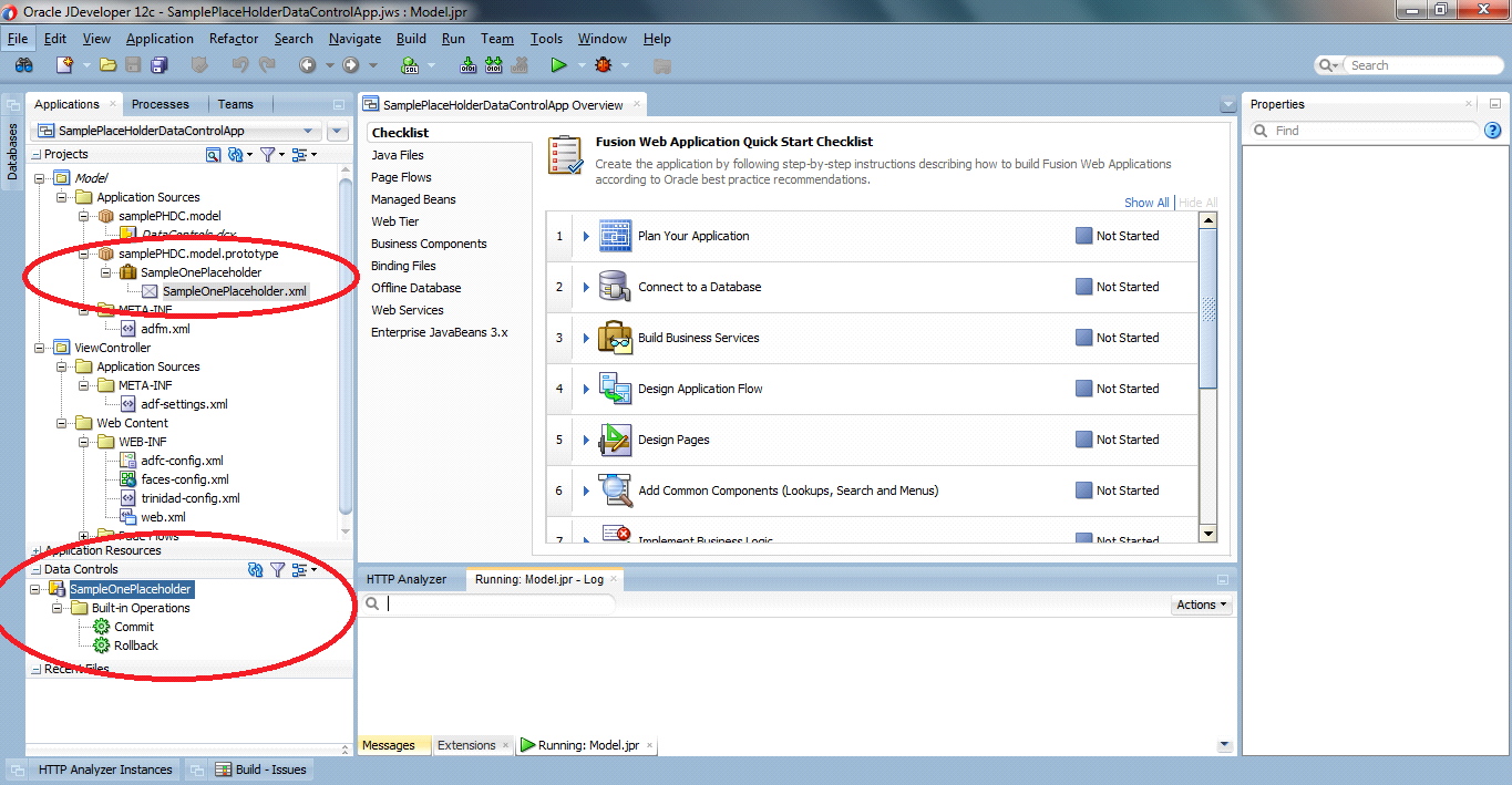 How To Create A Placeholder Data Control In Jdeveloper 12c ~ Oracle Adf 12c Application
