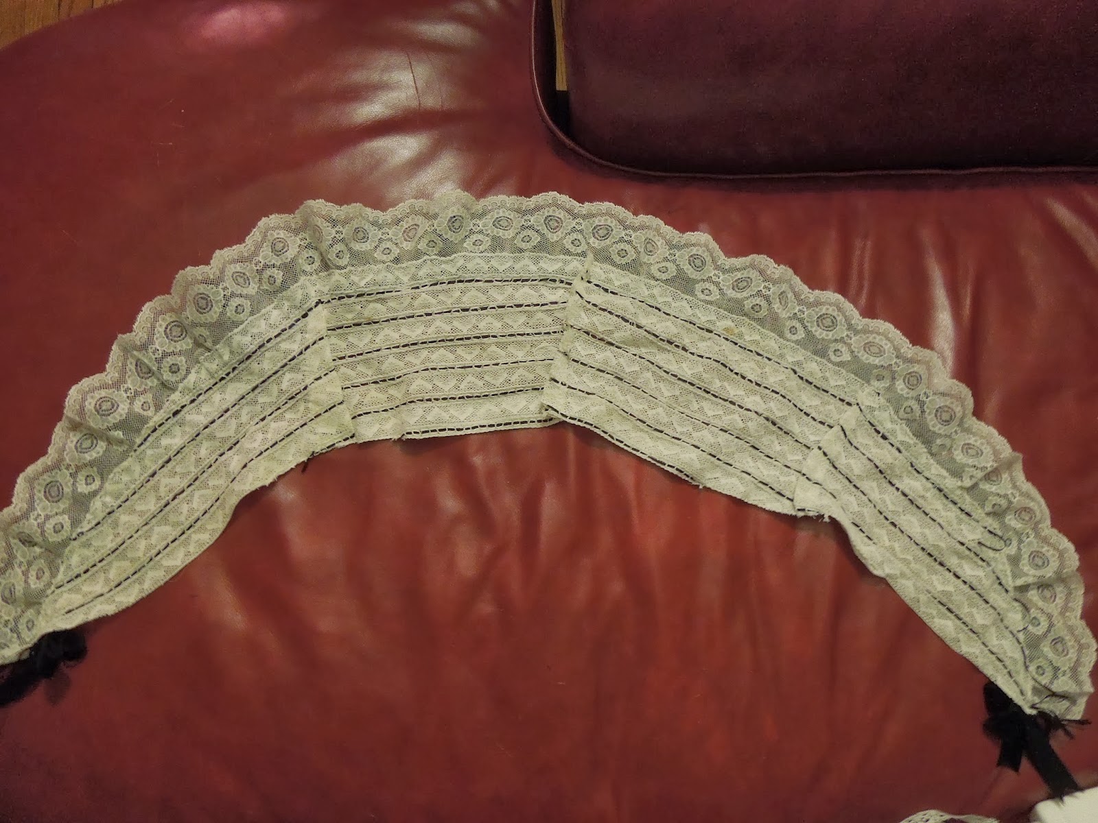 Ruffles not Rifles: Frilly lace fichu