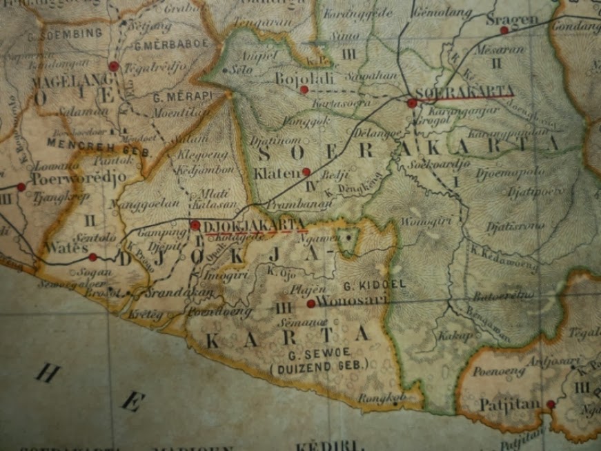 Koleksi Tempo Doeloe: Peta Kuno Jawa Tengah di Jaman Belanda. Ukuran ...