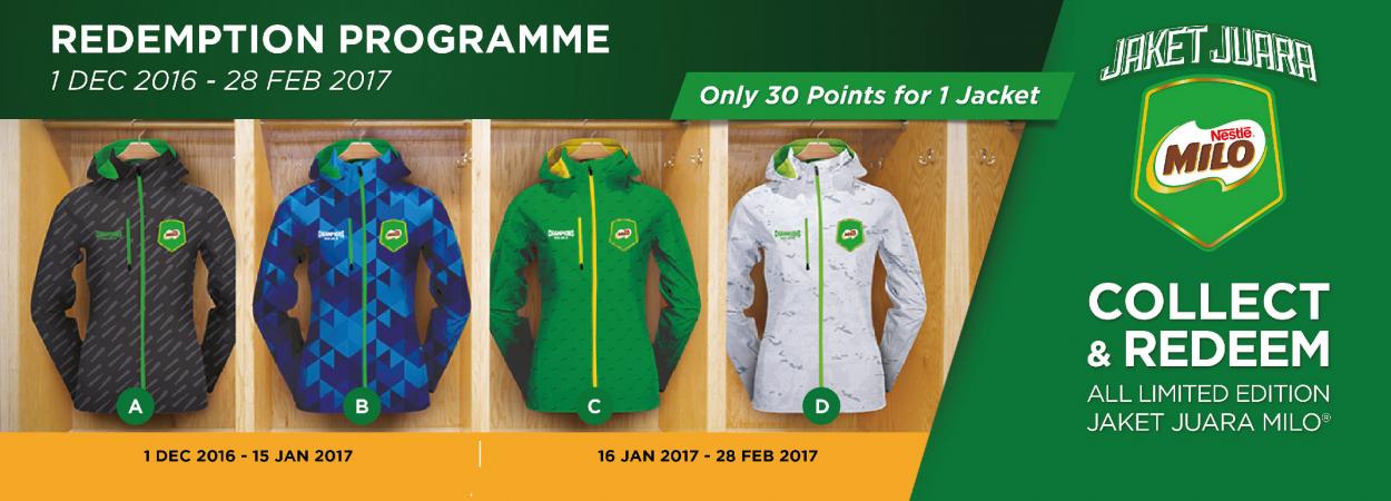 喝了MILO产品包装别丢掉！可免费兑换限量版JACKET