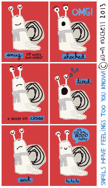 dawn machell: grumpy snail