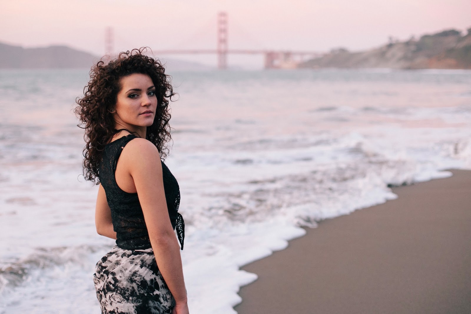 our northern sky: nikki in the woods, by the bay