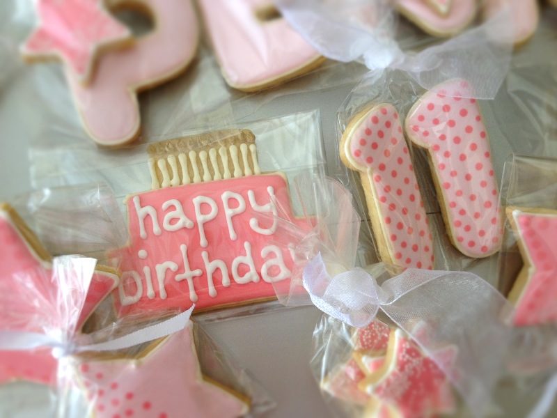 Dough and Batter: super star 11th birthday cookies for penny